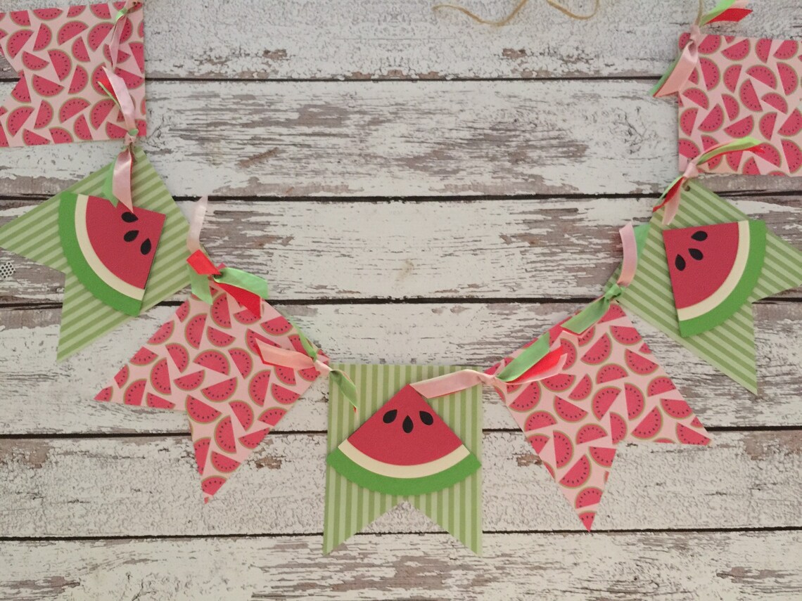 Watermelon Banner Watermelon Banner Summer Banner Summer | Etsy