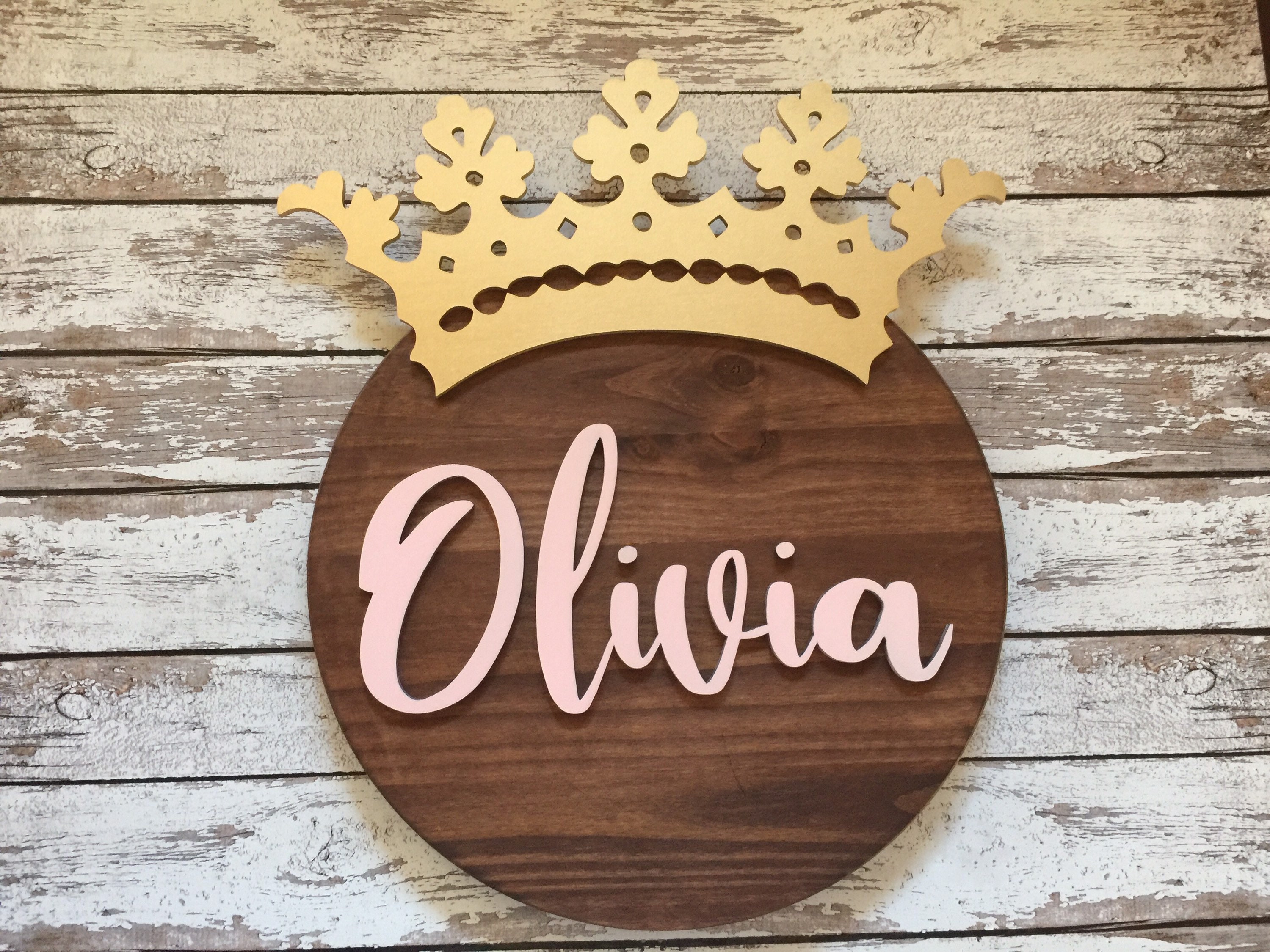 Princess Princess Decor Princess Sign Wooden Sign Wood | Etsy