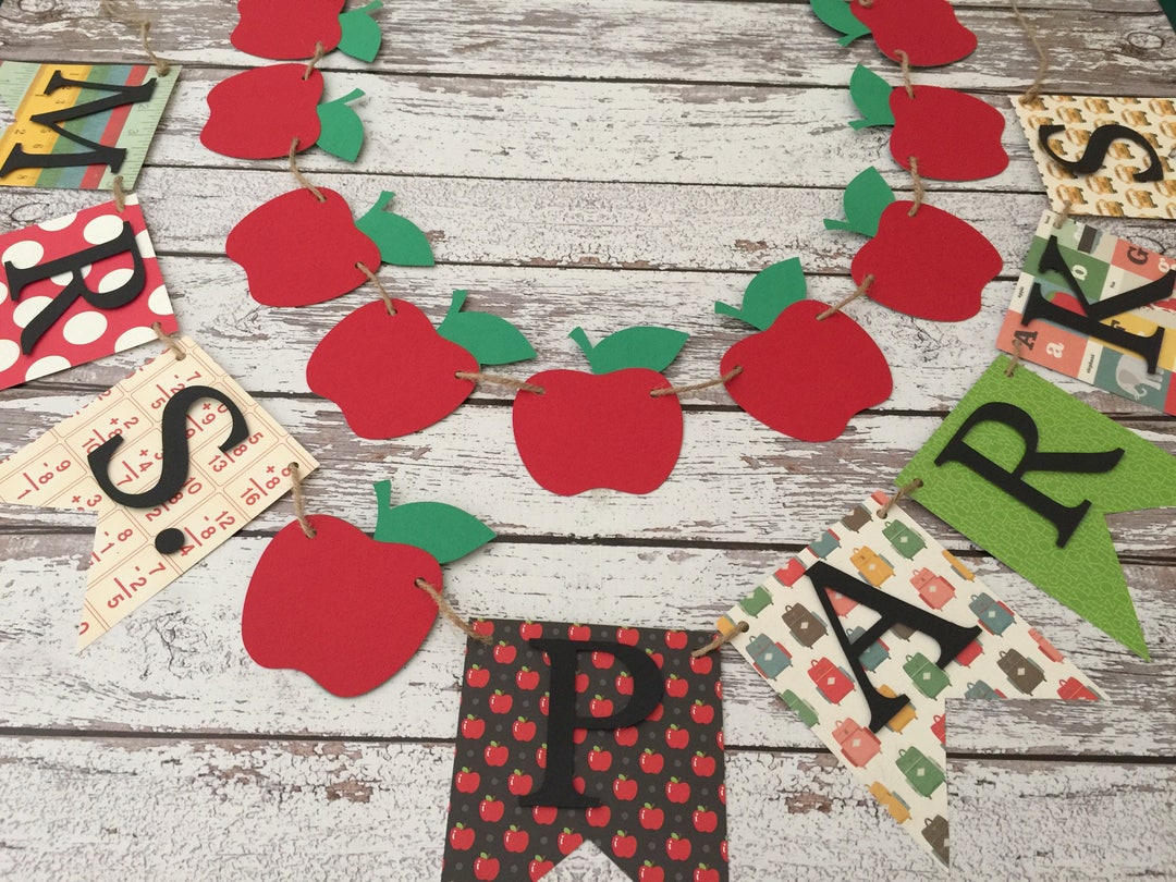 School, Teacher Gift, School Banner, Teacher Banner, Banner, School ...