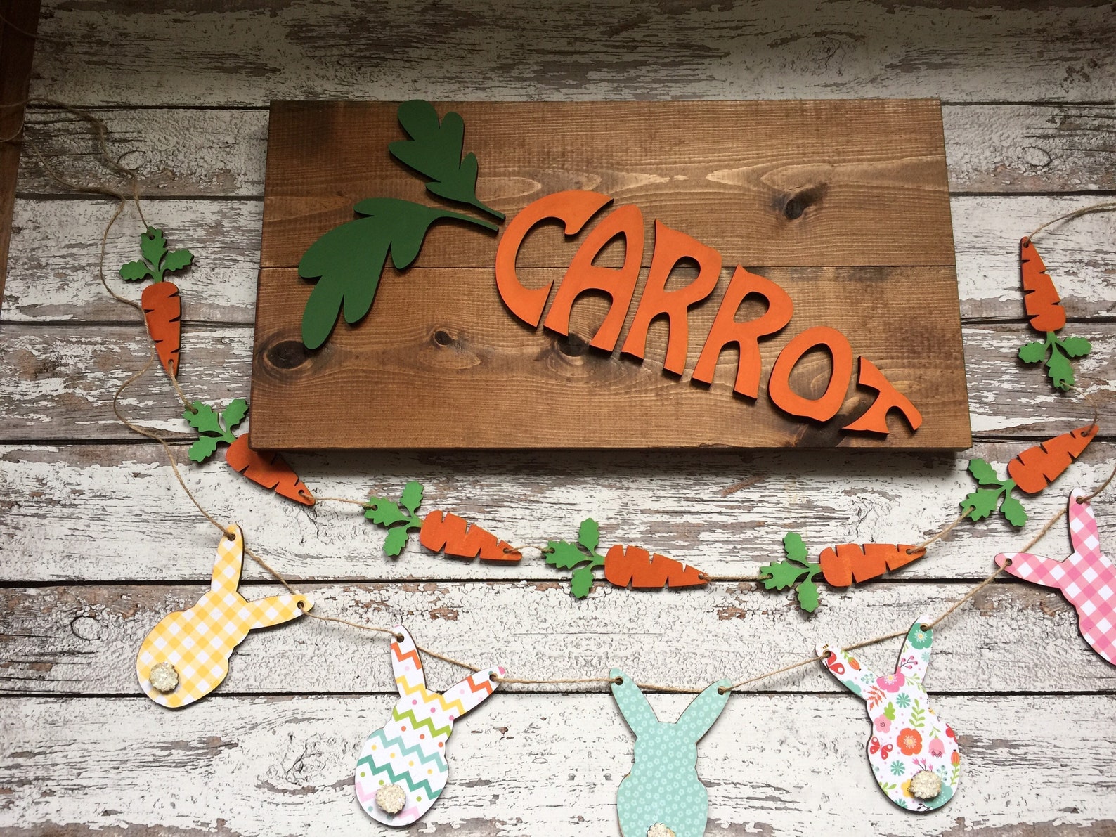 Carrot Carrot Sign Wooden Carrot Sign Easter Easter Sign | Etsy