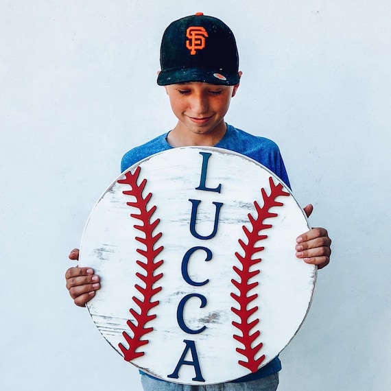 Baseball Baseball Sign Wooden Baseball Sign Personalized - Etsy