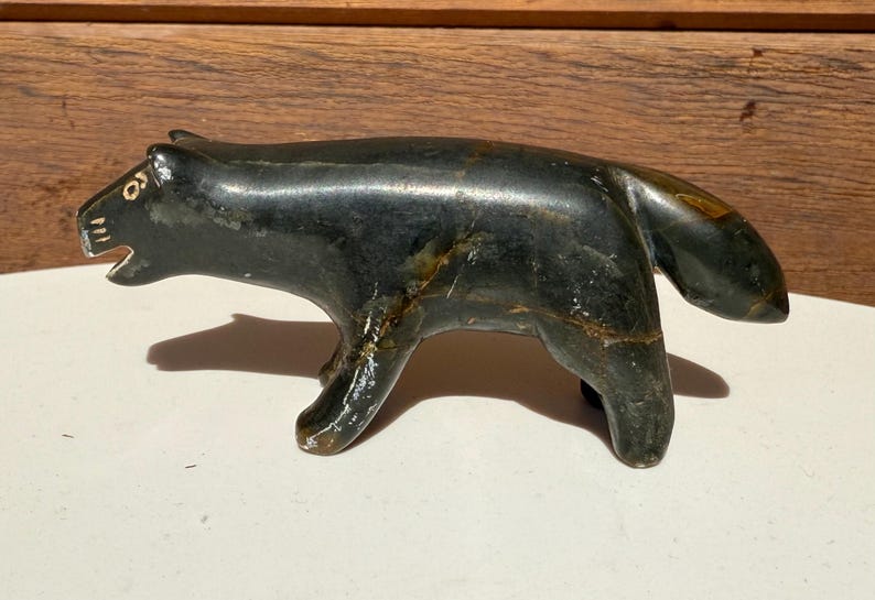 1952 Inuit Wolf by Amidlak - Etsy