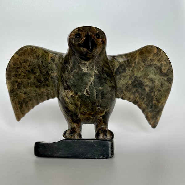 Inuit Owl Sculpture - Etsy