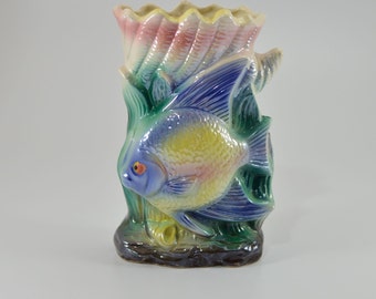 Green Fish Vase | Etsy