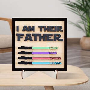 I Am Their Father Sign Personalized Gifts for Dad Custom - Etsy