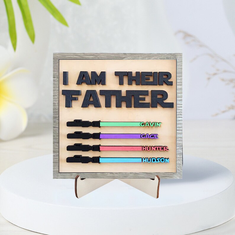 I Am Their Father Sign Personalized Gifts for Dad Custom - Etsy