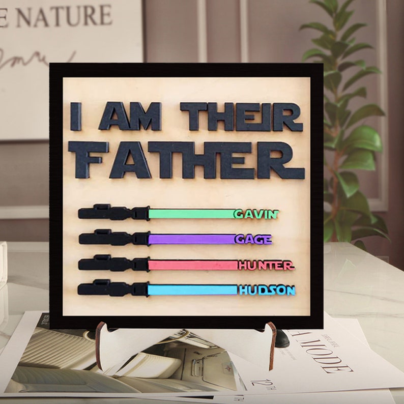 I Am Their Father Sign Personalized Gifts for Dad Custom - Etsy