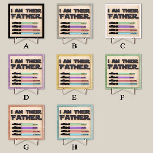 I Am Their Father Sign Personalized Gifts for Dad Custom - Etsy