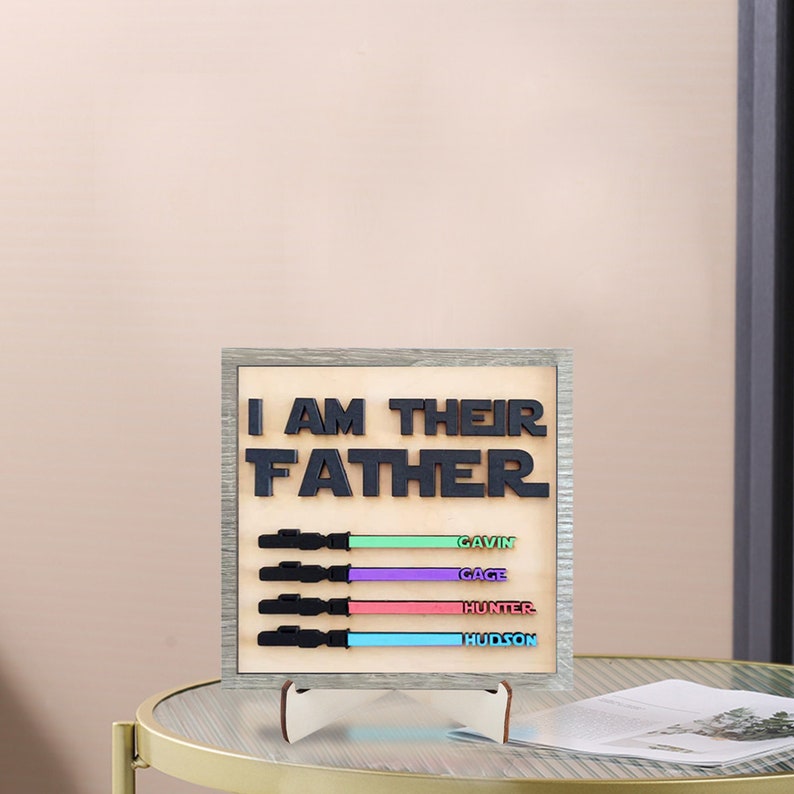 I Am Their Father Sign Personalized Gifts for Dad Custom - Etsy