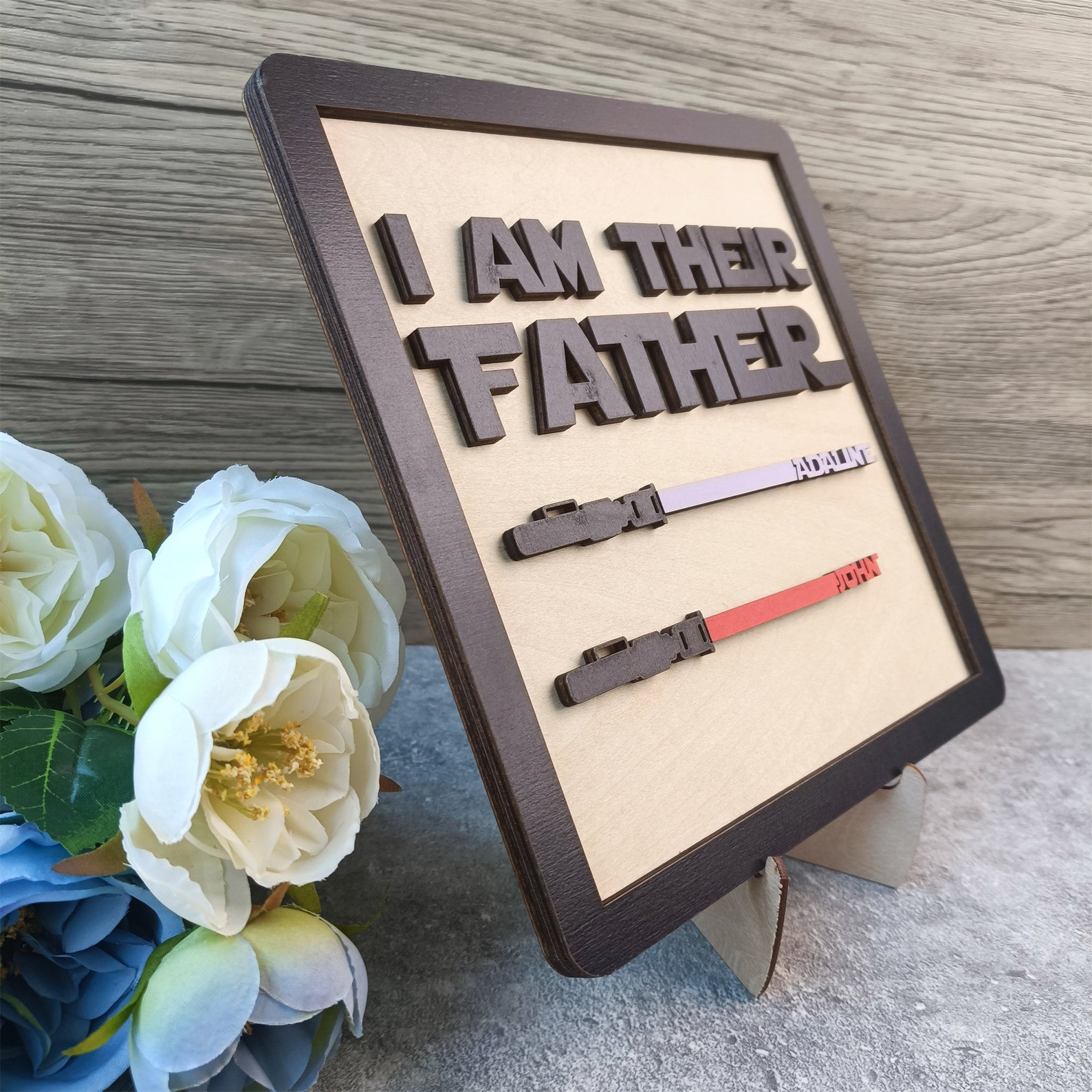 I Am Their Father Sign Personalized Gifts for Dad Custom - Etsy