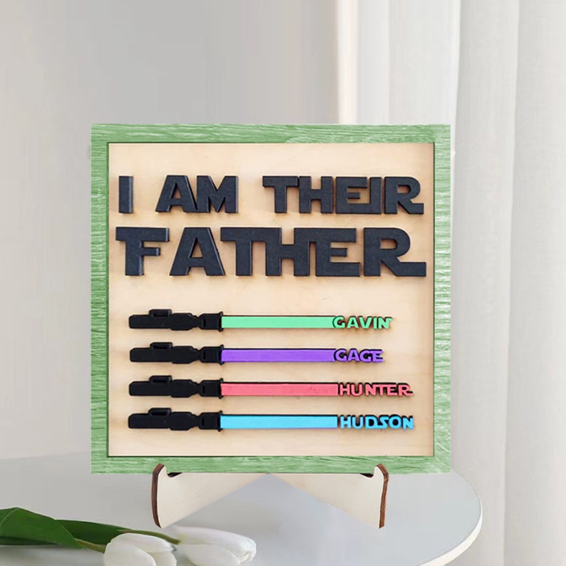I Am Their Father Sign Personalized Gifts for Dad Custom - Etsy