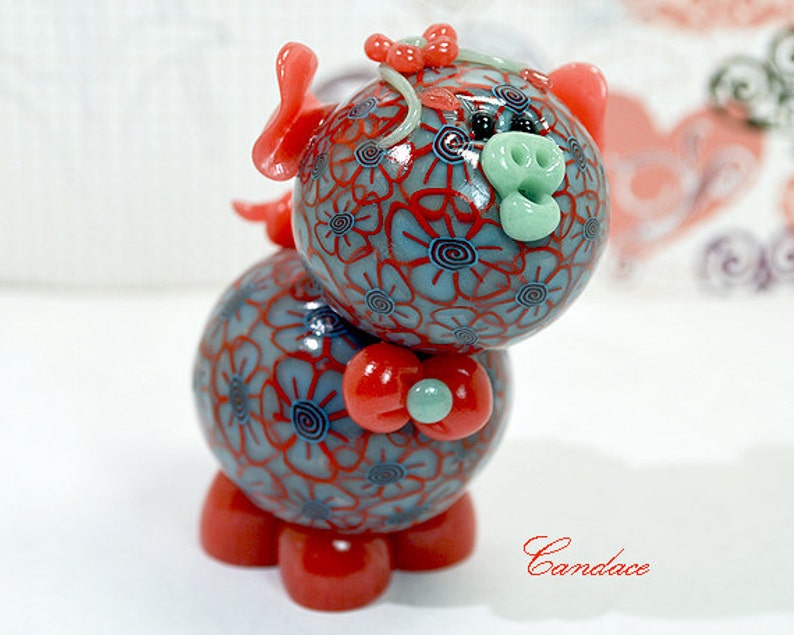 Candace Polymer Clay Piglet - Etsy
