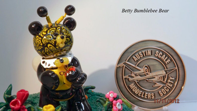 Betty Bumblebee Bear Ooak Hand Sculpted Collectible Bear - Etsy