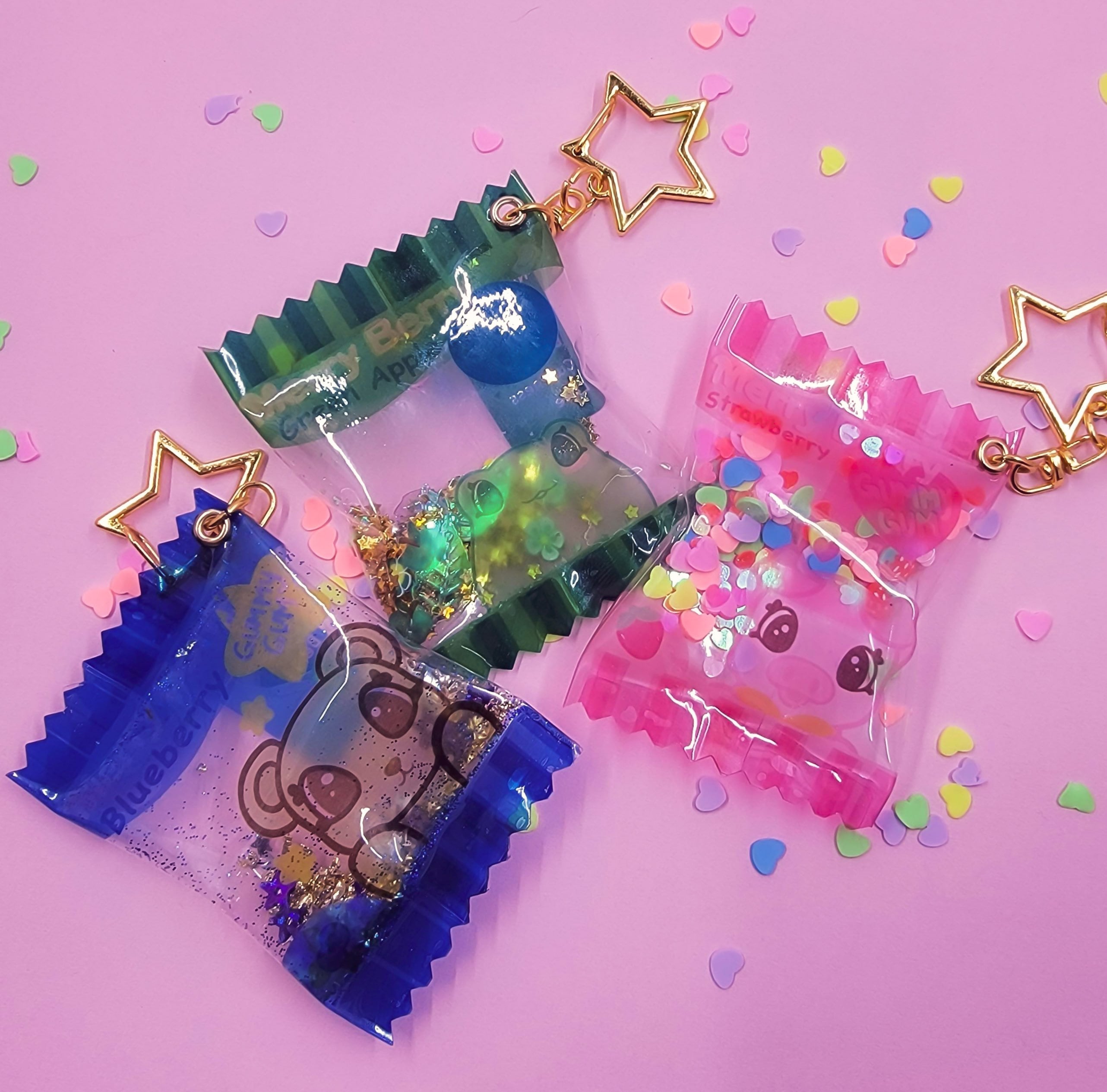 Merry Berry Candy Shaker Keychains - Etsy