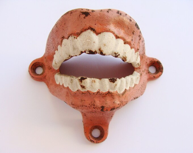 Vintage False Teeth Bottle Opener - Etsy