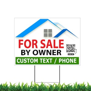 Custom for Sale by Owner, QR Code Link to Website, Personalized QR Code ...