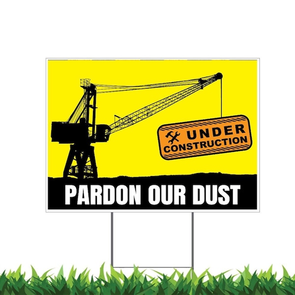 Pardon Our Construction Sign - Etsy