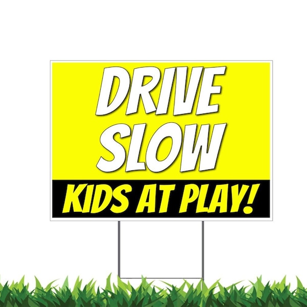 Slow Down Signs - Etsy