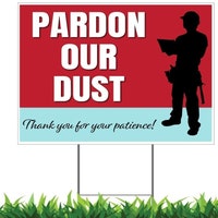 Pardon Our Mess During Renovations Printable, Construction Sign, Excuse ...