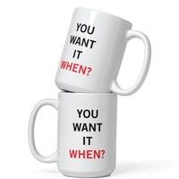 Custom Hidden Message Mug, Personalized Ceramic Coffee Cup (11oz/15oz ...