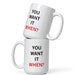 Custom Hidden Message Mug, Personalized Ceramic Coffee Cup (11oz/15oz ...