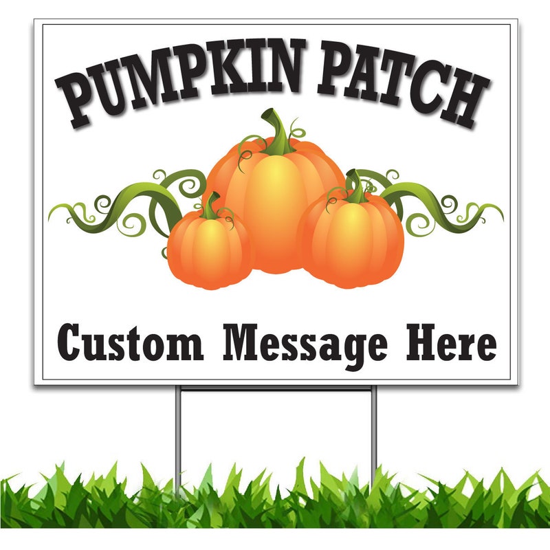 Pumpkin Patch Sign - Etsy