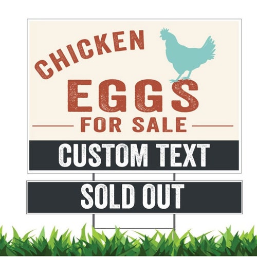 Custom Farm Fresh Chicken Eggs for Sale WITH Sold Out - Etsy