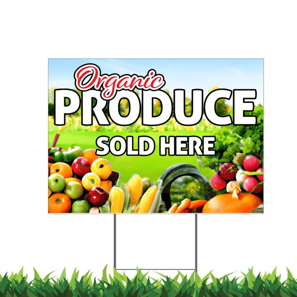 Produce Signs - Etsy