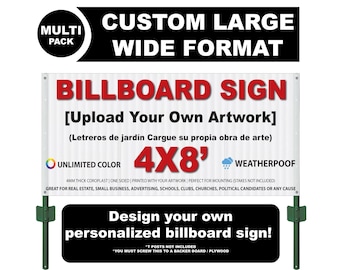 Custom Plastic Signs Outdoor - Etsy