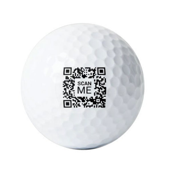 Qr Code Golf Balls Etsy 