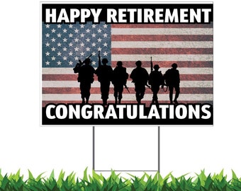 Retirement Metal Sign - Etsy