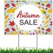 Fall Sale Sign, Autumn Sale Sign, Retail Sale Sign, Printed 2-sided ...