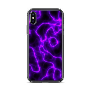 Purple Electric Lightning iPhone Case - Etsy