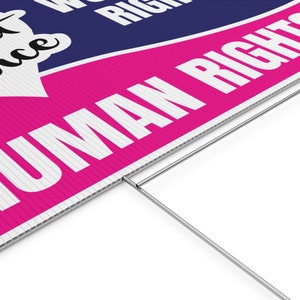 Protect Women's Rights, Protect Choice, Human Rights , Yard Sign ...