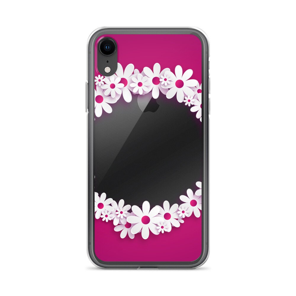 Flower Pink Daisy Clear Transparent See Through iPhone Case | Etsy