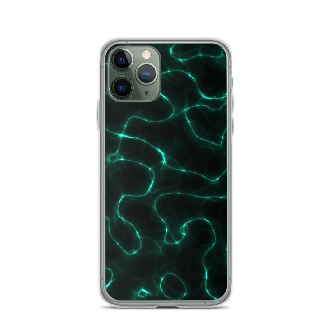 Green Electric Lightning iPhone Case - Etsy