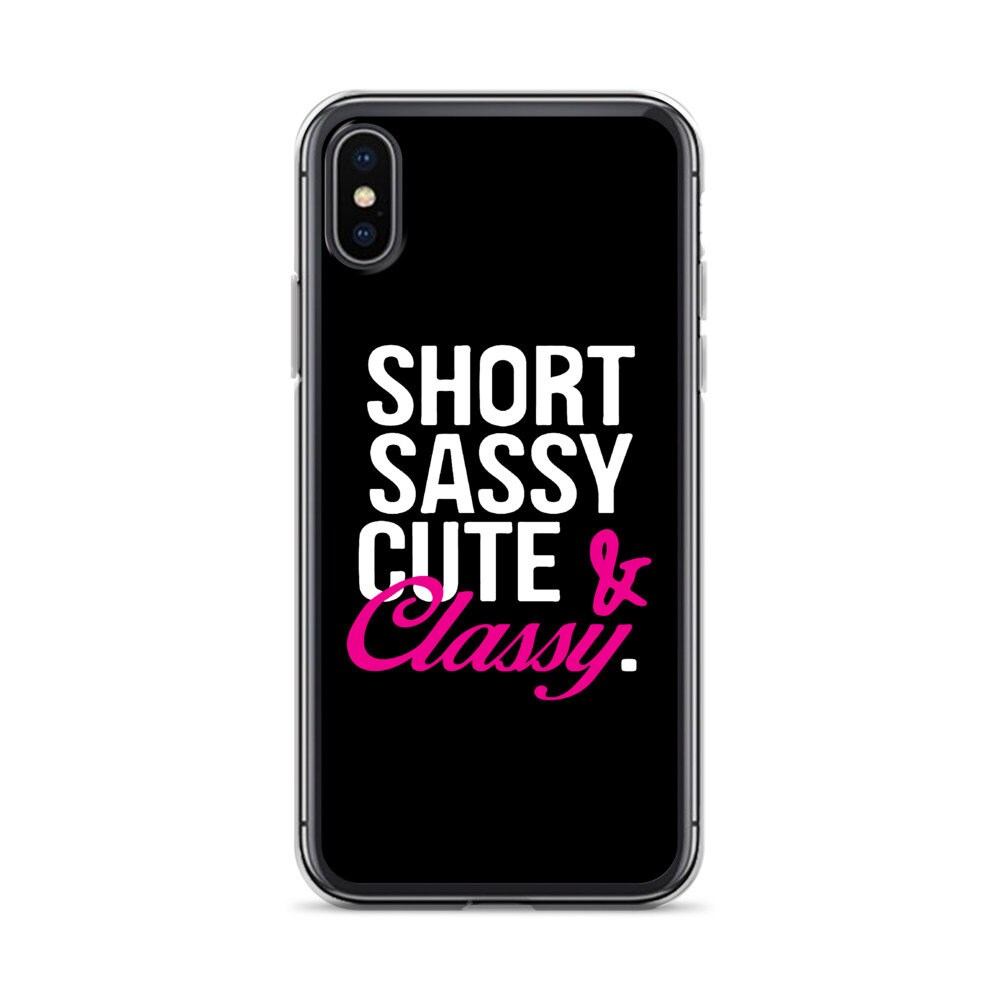 Short Sassy Cute and Classy Black Background Iphone Case - Etsy