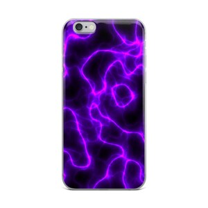 Purple Electric Lightning iPhone Case - Etsy