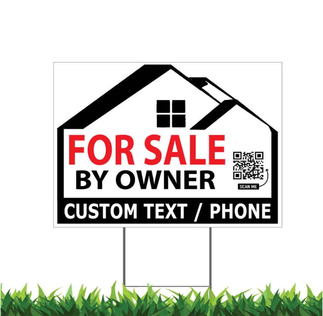Custom for Sale by Owner, QR Code Link to Website, Personalized QR Code ...