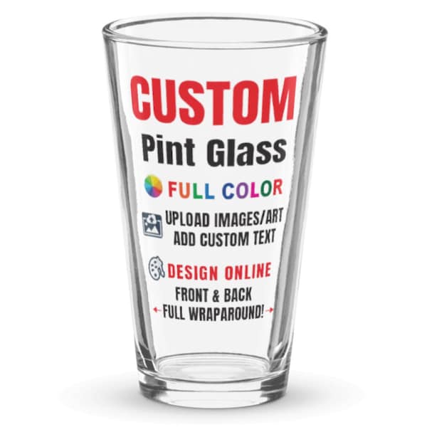 Pint Glasses - Etsy