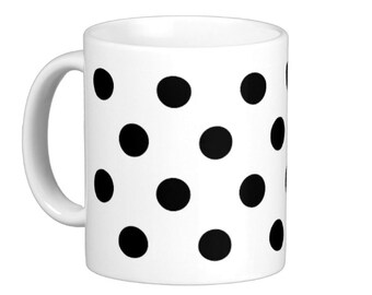 Polka Dot Coffee Mug | Etsy