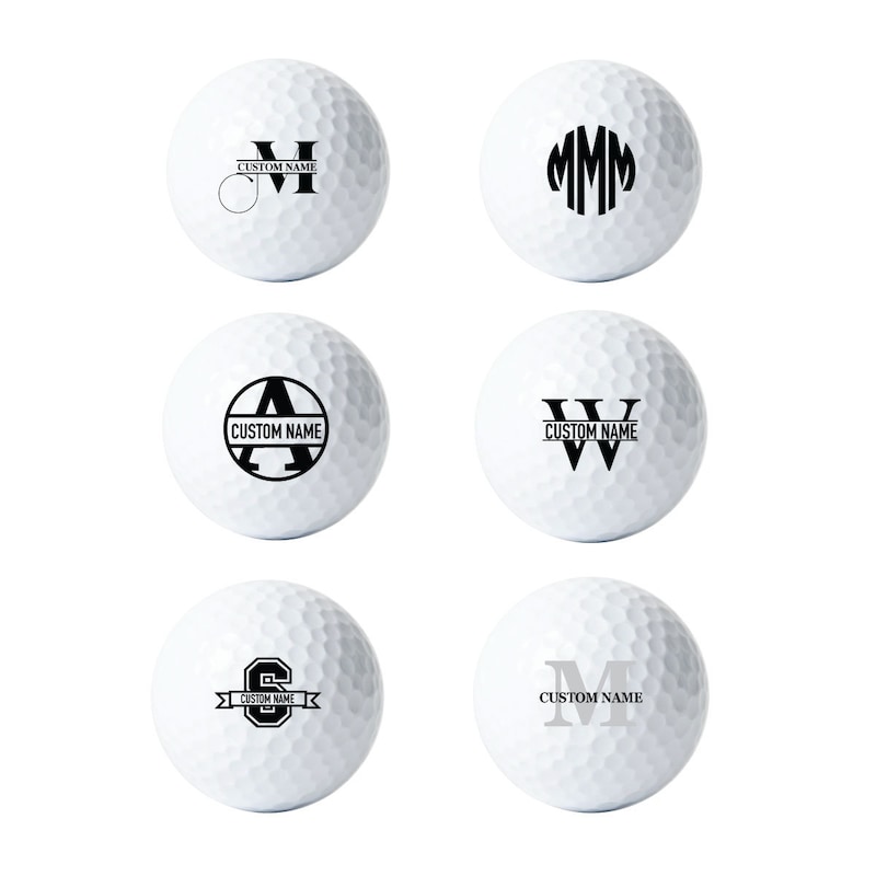 Golf Monogram Font - Etsy