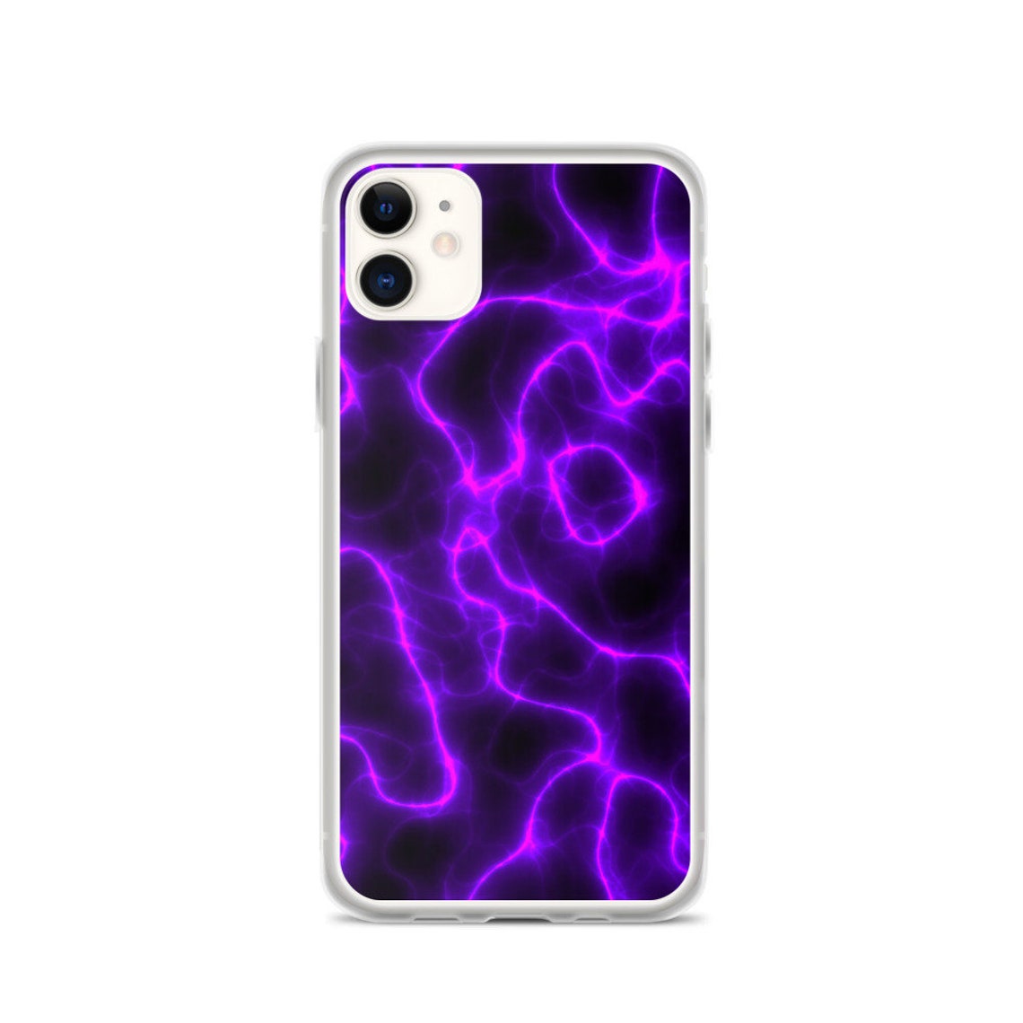 Purple Electric Lightning iPhone Case - Etsy