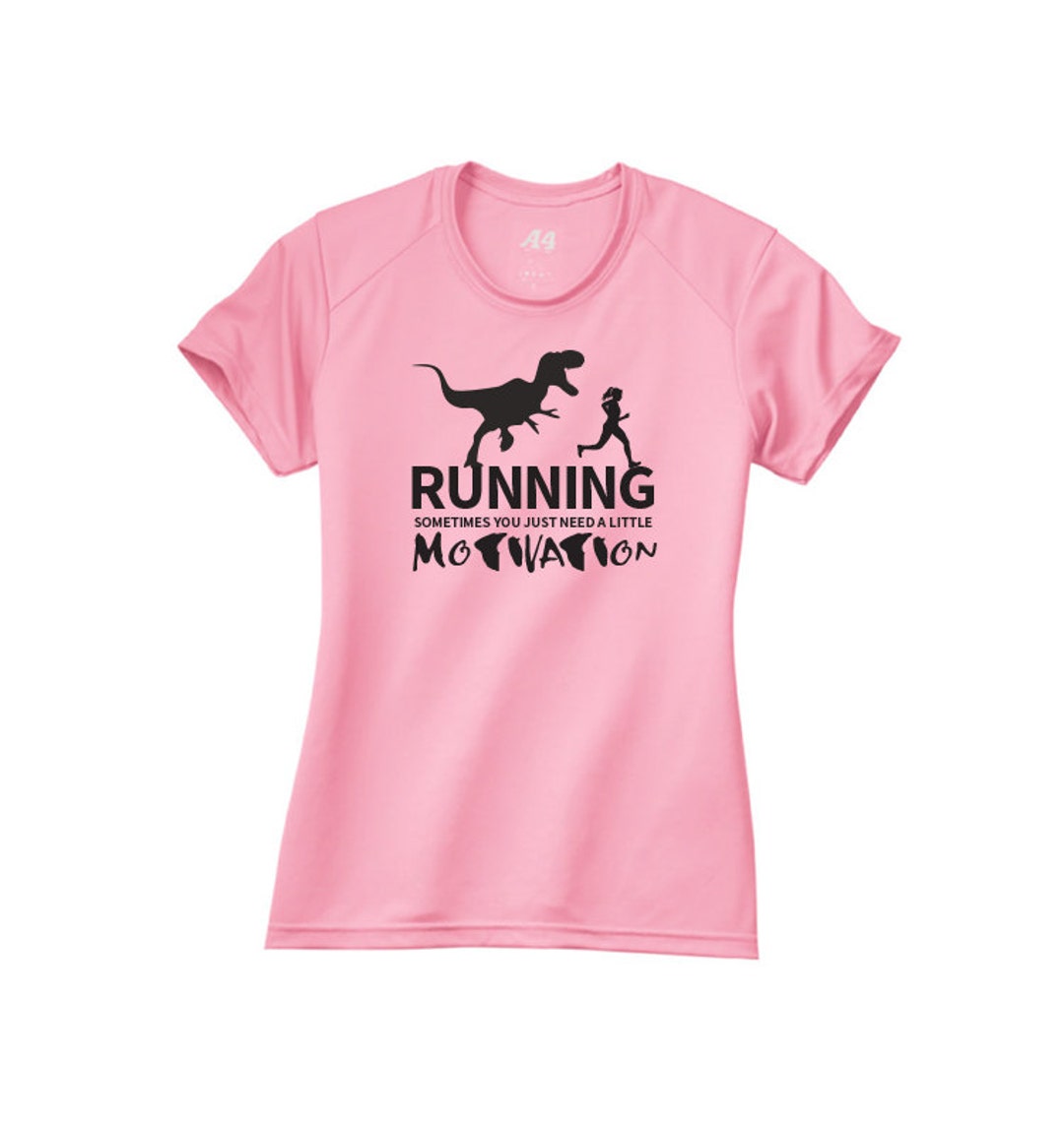 T-rex Dinosaur Running Motivation Workout Running Performance Ladies ...