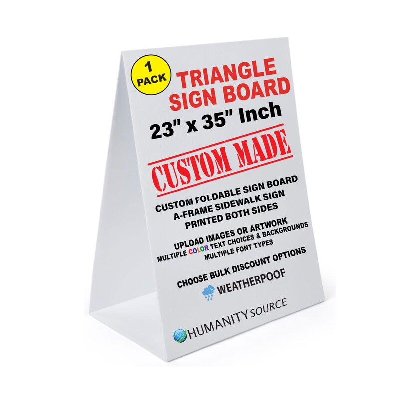 Self Standing Sign - Etsy