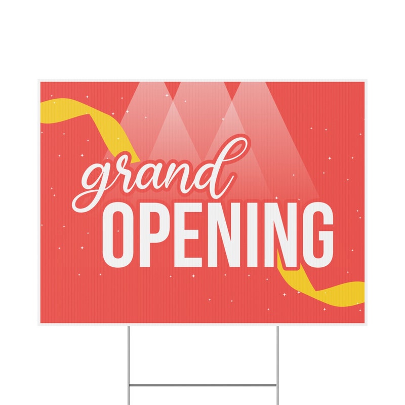 Grand Opening Sign - Etsy