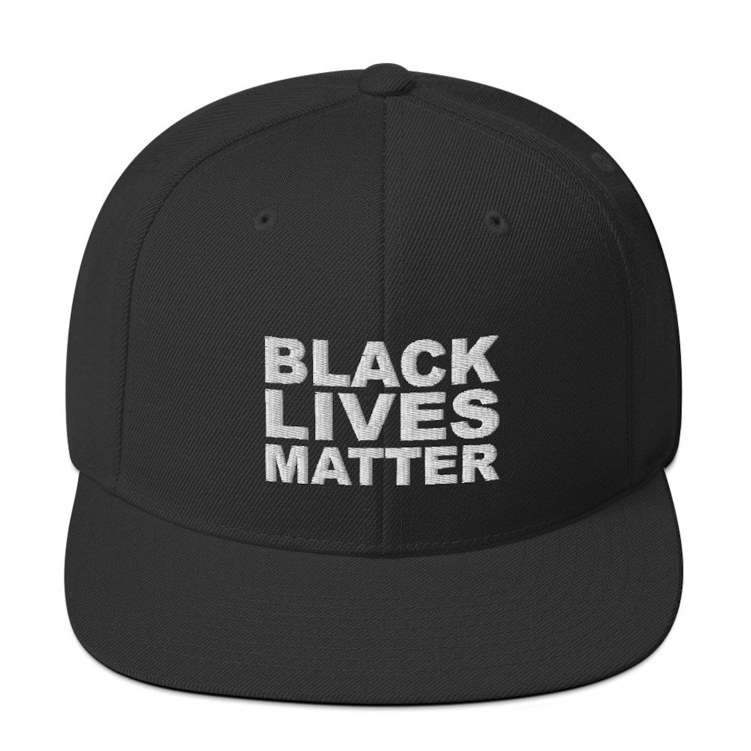 Black Lives Matter Embroidered Snapback Hat - Etsy
