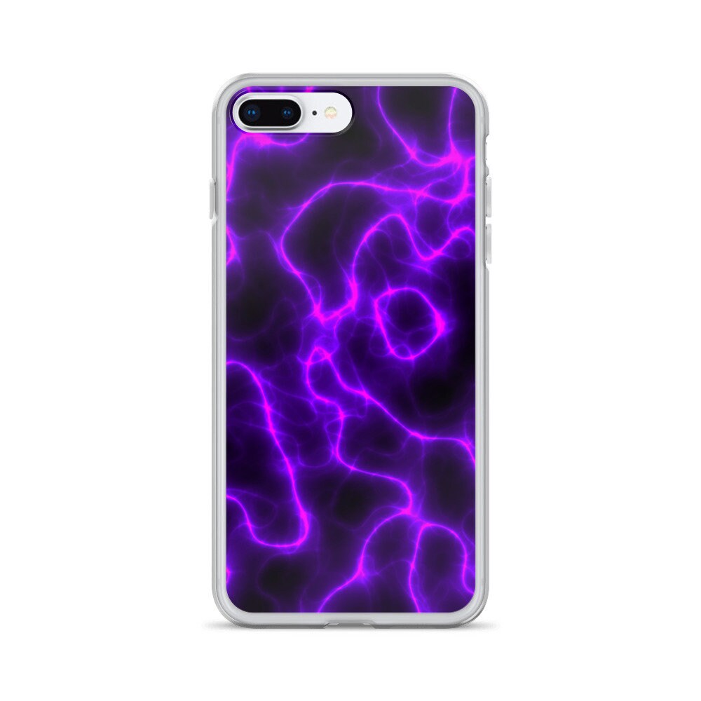 Purple Electric Lightning iPhone Case - Etsy