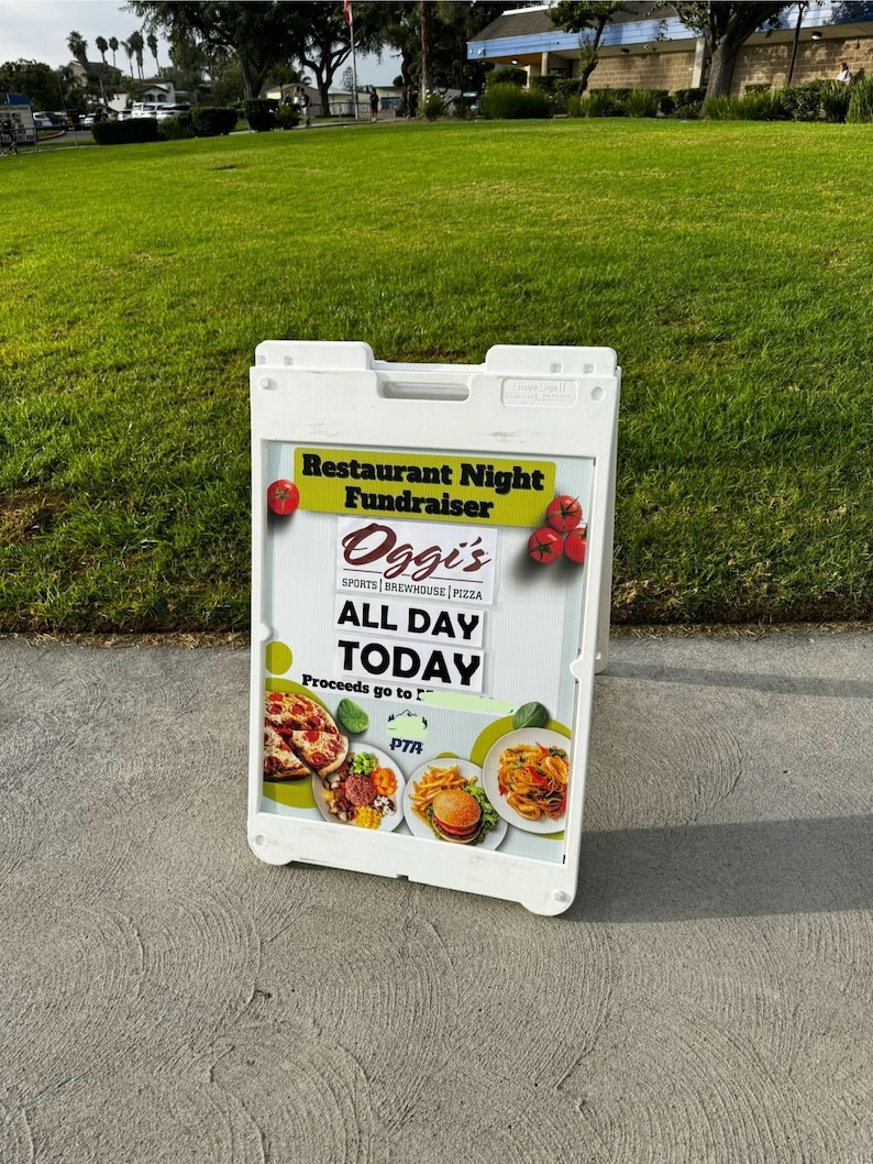 Custom A-frame Sign Insert, Sandwich Sign Board Panel, Fits Most ...
