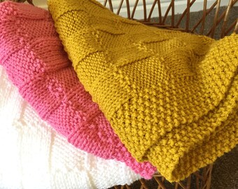 Sea Shells Baby Blanket Knitting pattern PDF | Etsy